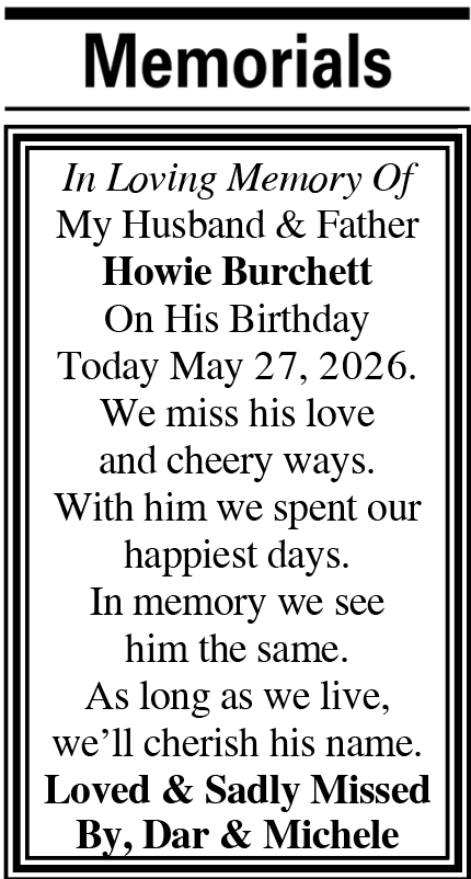 Memorials | News, Sports, Jobs - Observer Today